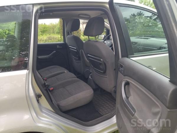 Grey Ford C-Max 2009 in Saldus, with an engine capacity of 1.60 L and mileage of 350 thousand km for 760 €, photo 9 on AUTOMOTO.COM.LV