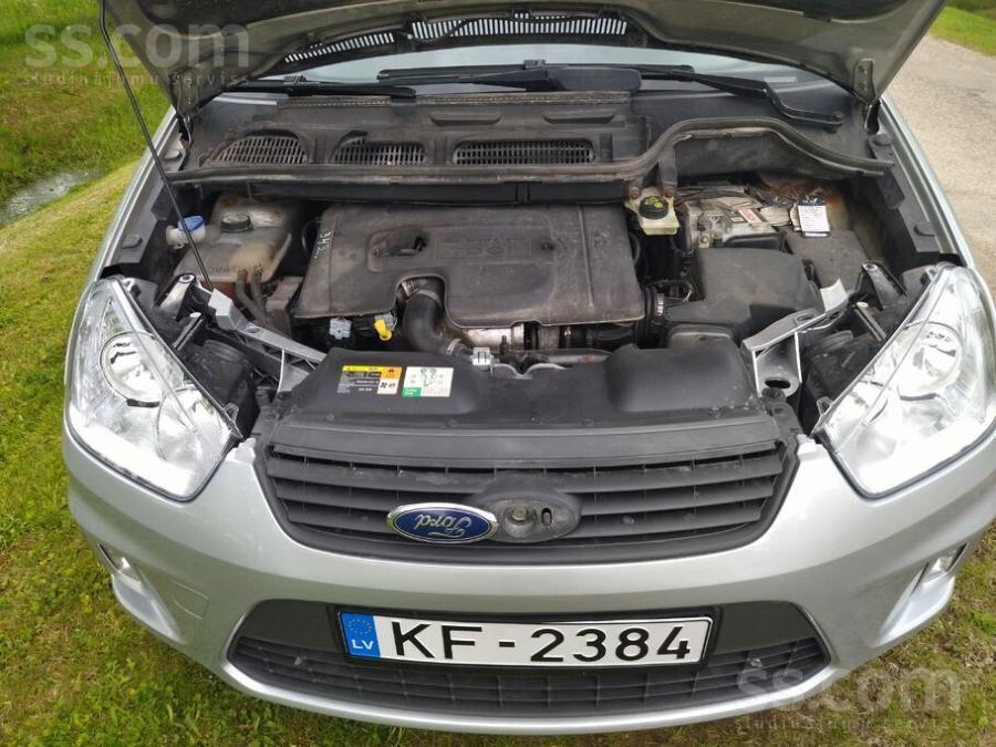Grey Ford C-Max 2009 in Saldus, with an engine capacity of 1.60 L and mileage of 350 thousand km for 760 €, photo 11 on AUTOMOTO.COM.LV