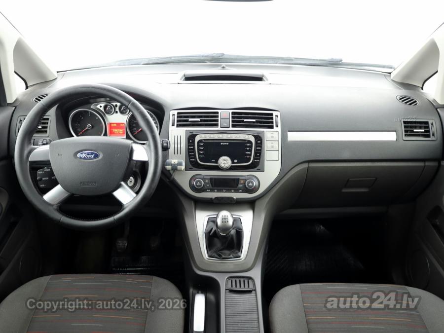 Grey Ford C-Max 2010 in Tallinn, with an engine capacity of 1.60 L and mileage of 379 thousand km for 1799 €, photo 6 on AUTOMOTO.COM.LV