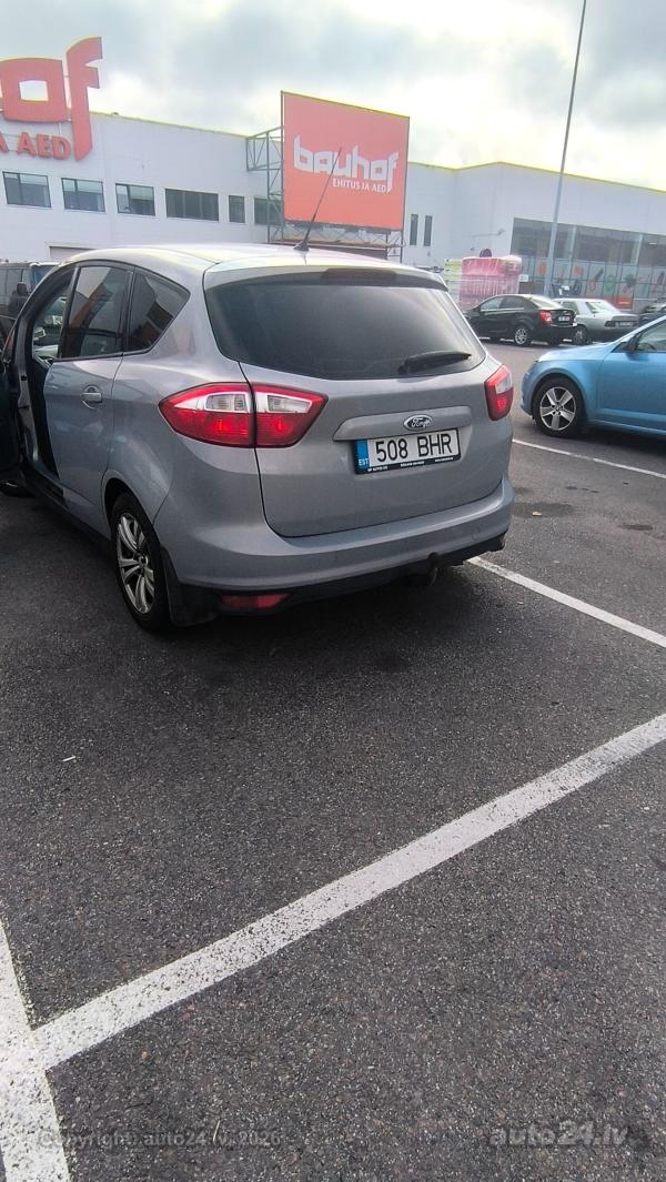 Grey Ford C-Max 2012 in Tallinn, with an engine capacity of 2.00 L and mileage of 0 thousand km for 4499 €, photo 5 on AUTOMOTO.COM.LV