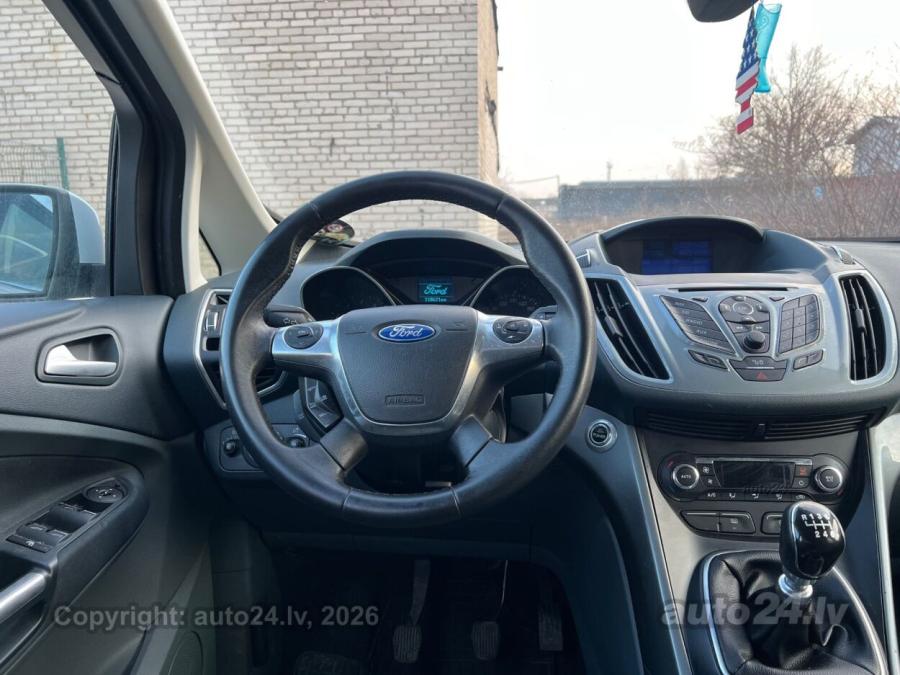 Grey Ford C-Max 2013 in Narva, with an engine capacity of 1.00 L and mileage of 118 thousand km for 3499 €, photo 12 on AUTOMOTO.COM.LV