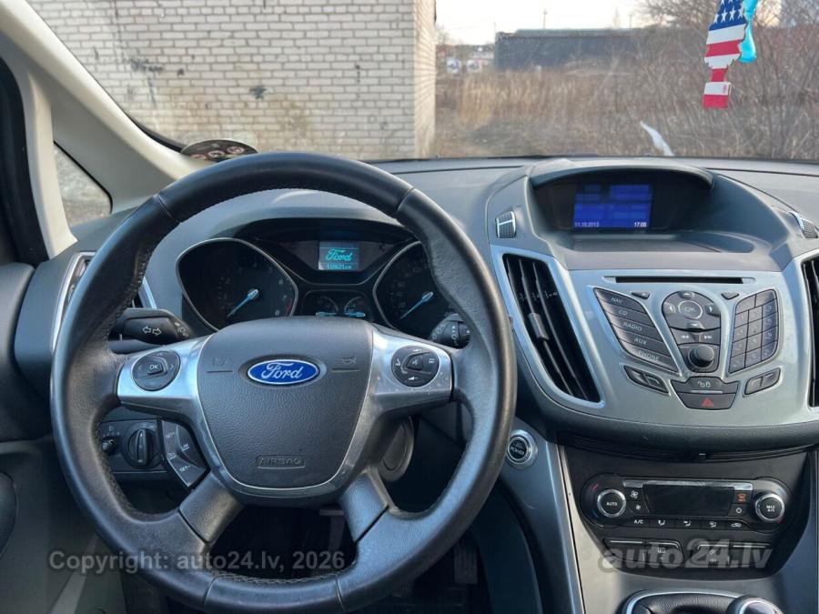 Grey Ford C-Max 2013 in Narva, with an engine capacity of 1.00 L and mileage of 118 thousand km for 3499 €, photo 13 on AUTOMOTO.COM.LV