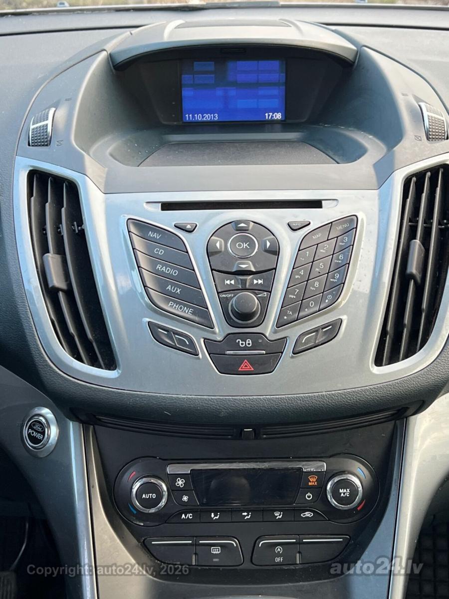Grey Ford C-Max 2013 in Narva, with an engine capacity of 1.00 L and mileage of 118 thousand km for 3499 €, photo 15 on AUTOMOTO.COM.LV