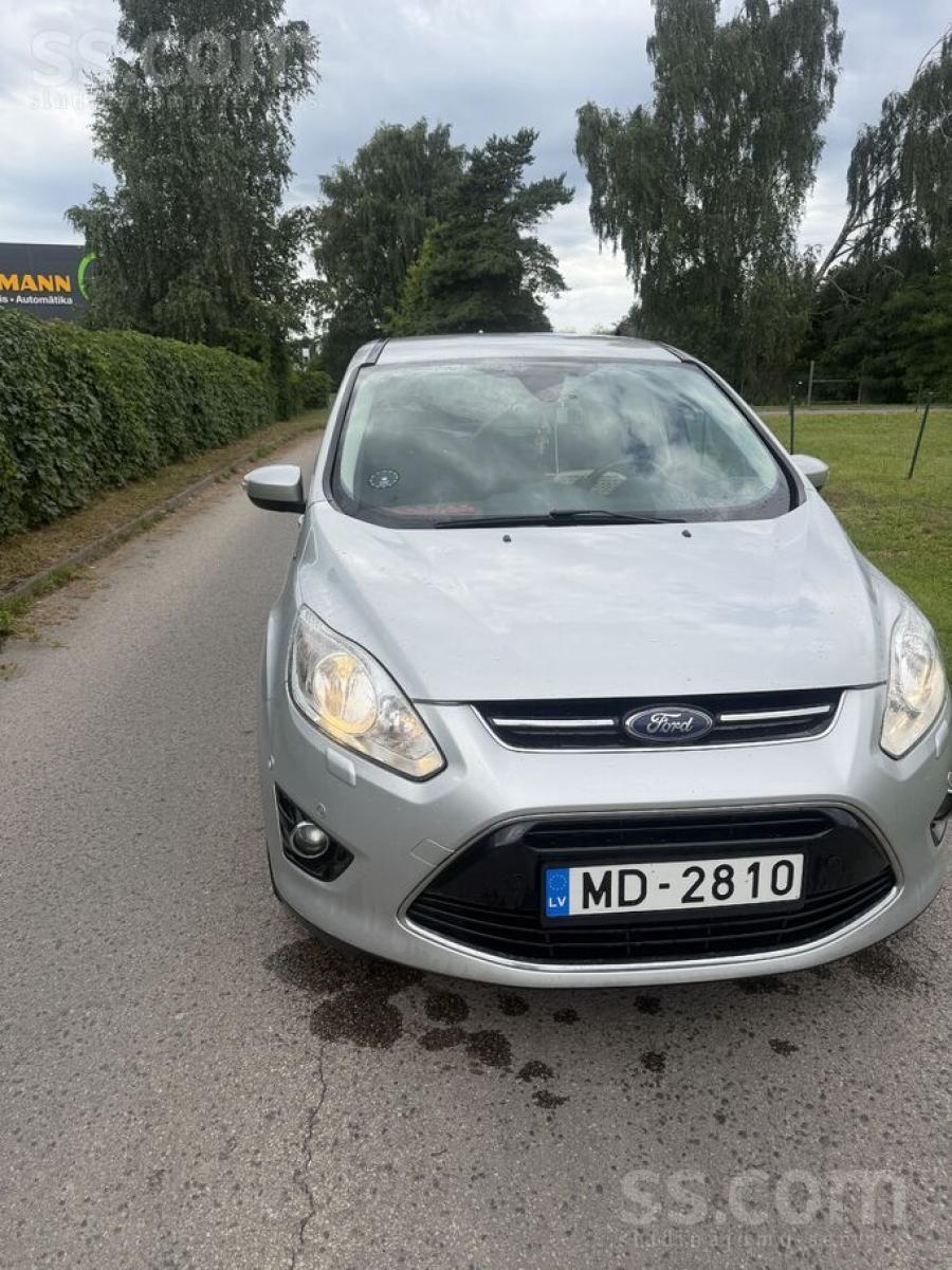 Grey Ford C-Max 2015 in Riga, with an engine capacity of 1.60 L and mileage of 270 thousand km for 8000 €, photo 4 on AUTOMOTO.COM.LV