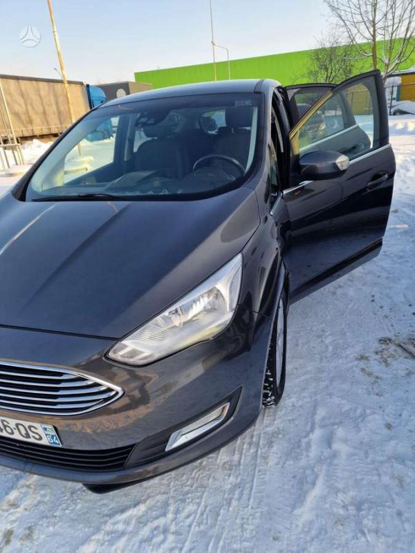Grey Ford C-Max 2016 in Kaunas, with an engine capacity of 1.00 L and mileage of 119 thousand km for 5500 €, photo 3 on AUTOMOTO.COM.LV