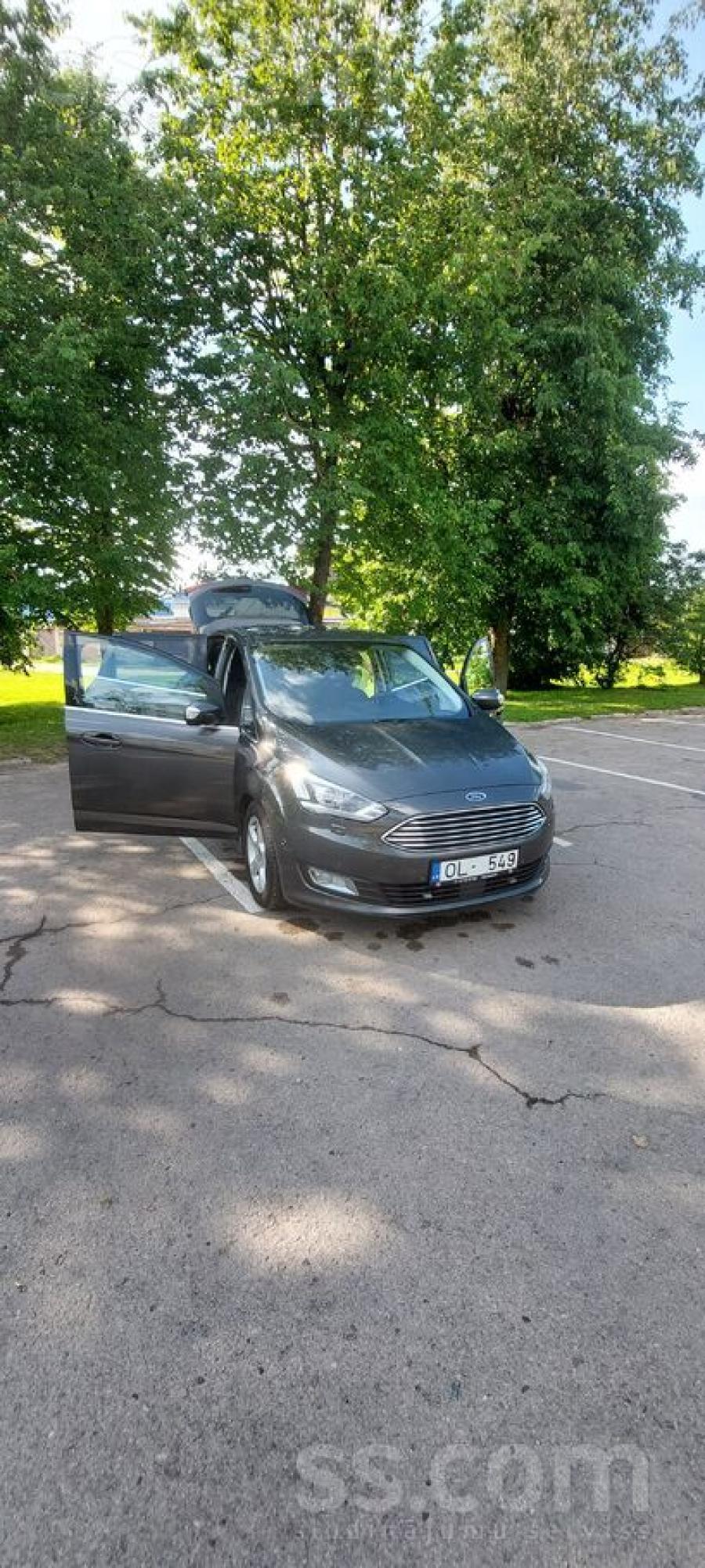Pelēks Ford C-Max 2016 Aizkraukle, ar dzinēja tilpumu 1.50 L un nobraukumu 165 tūkst. km par 8150 €, foto 15 vietnē AUTOMOTO.COM.LV
