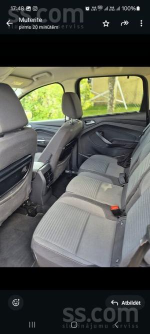 Pelēks Ford C-Max 2016 Aizkraukle, ar dzinēja tilpumu 1.50 L un nobraukumu 165 tūkst. km par 8150 €, foto 35 vietnē AUTOMOTO.COM.LV