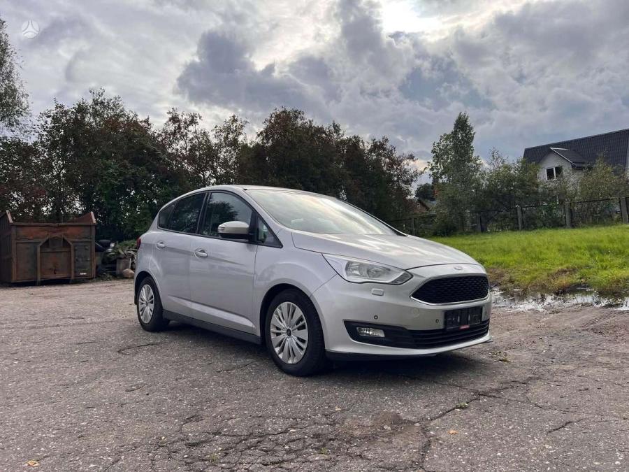 Grey Ford C-Max 2016 in Utena, with an engine capacity of 1.00 L and mileage of 176 thousand km for 3699 €, photo 4 on AUTOMOTO.COM.LV
