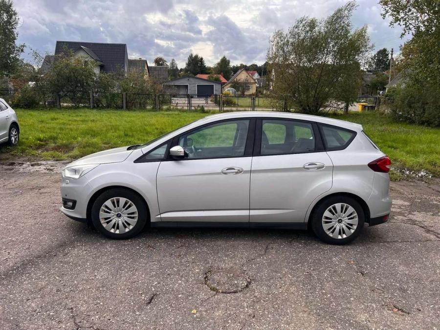 Grey Ford C-Max 2016 in Utena, with an engine capacity of 1.00 L and mileage of 176 thousand km for 3699 €, photo 6 on AUTOMOTO.COM.LV