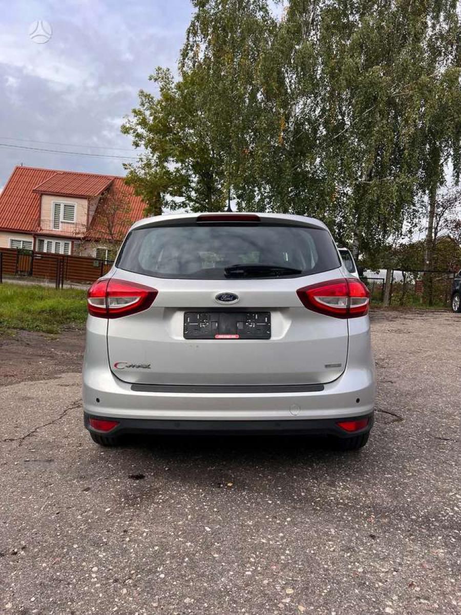 Grey Ford C-Max 2016 in Utena, with an engine capacity of 1.00 L and mileage of 176 thousand km for 3699 €, photo 9 on AUTOMOTO.COM.LV