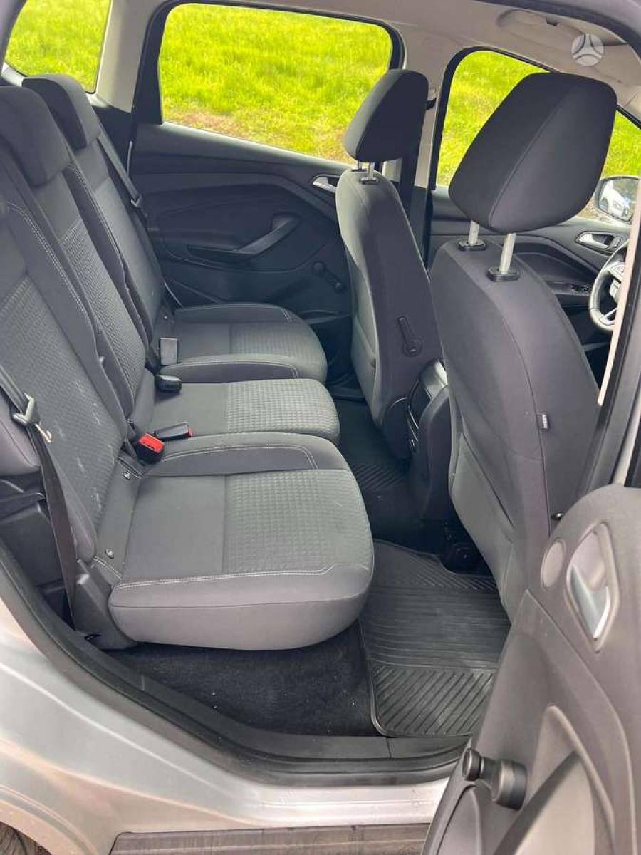Grey Ford C-Max 2016 in Utena, with an engine capacity of 1.00 L and mileage of 176 thousand km for 3699 €, photo 14 on AUTOMOTO.COM.LV