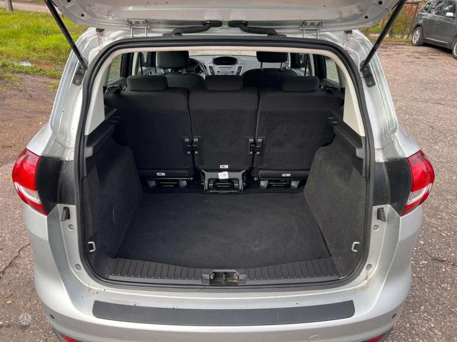 Grey Ford C-Max 2016 in Utena, with an engine capacity of 1.00 L and mileage of 176 thousand km for 3699 €, photo 15 on AUTOMOTO.COM.LV