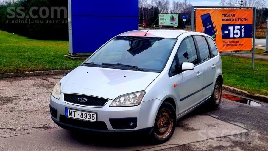 Ford C-Max 2005 in Cesis, with an engine capacity of 1.60 L and mileage of 292 thousand km for 1450 €, photo 1 on AUTOMOTO.COM.LV