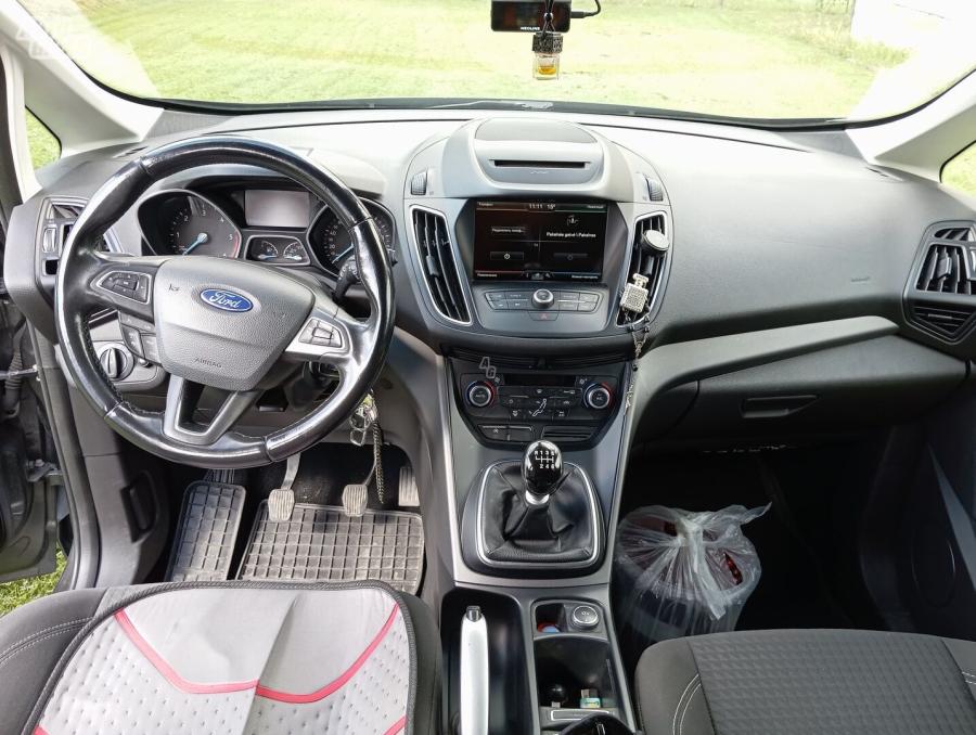 Ford C-Max 2016 in Raseiniai, with an engine capacity of 1.50 L and mileage of 230 thousand km for 5600 €, photo 6 on AUTOMOTO.COM.LV