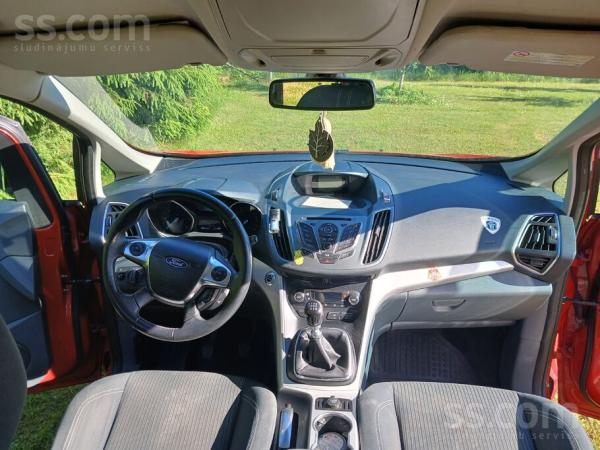 Orange Ford C-Max 2011 in Riga, with an engine capacity of 1.60 L and mileage of 254 thousand km for 3200 €, photo 4 on AUTOMOTO.COM.LV