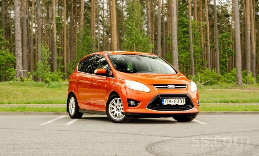 Orange Ford C-Max 2012 in Riga, with an engine capacity of 2.00 L and mileage of 289 thousand km for 4490 €, photo 3 on AUTOMOTO.COM.LV