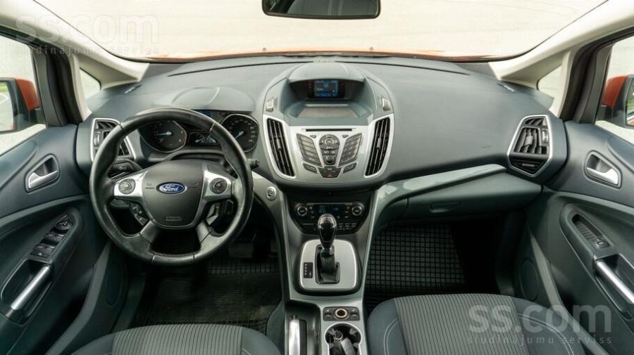 Orange Ford C-Max 2012 in Riga, with an engine capacity of 2.00 L and mileage of 289 thousand km for 4490 €, photo 12 on AUTOMOTO.COM.LV