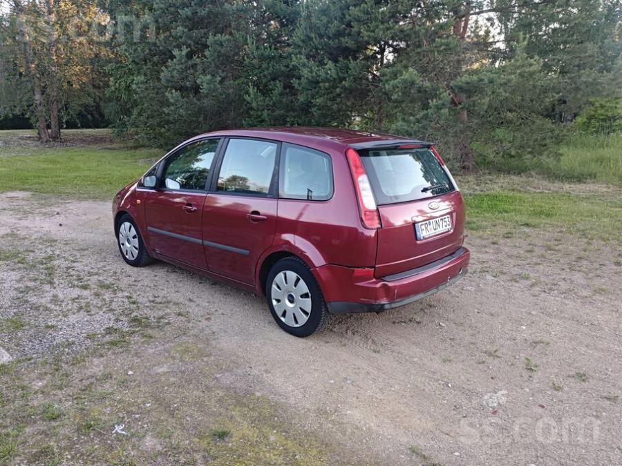 Sarkans Ford C-Max 2005 Jēkabpils, ar dzinēja tilpumu 1.60 L un nobraukumu 124 tūkst. km par 1250 €, foto 5 vietnē AUTOMOTO.COM.LV