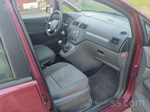 Sarkans Ford C-Max 2005 Jēkabpils, ar dzinēja tilpumu 1.60 L un nobraukumu 124 tūkst. km par 1250 €, foto 6 vietnē AUTOMOTO.COM.LV