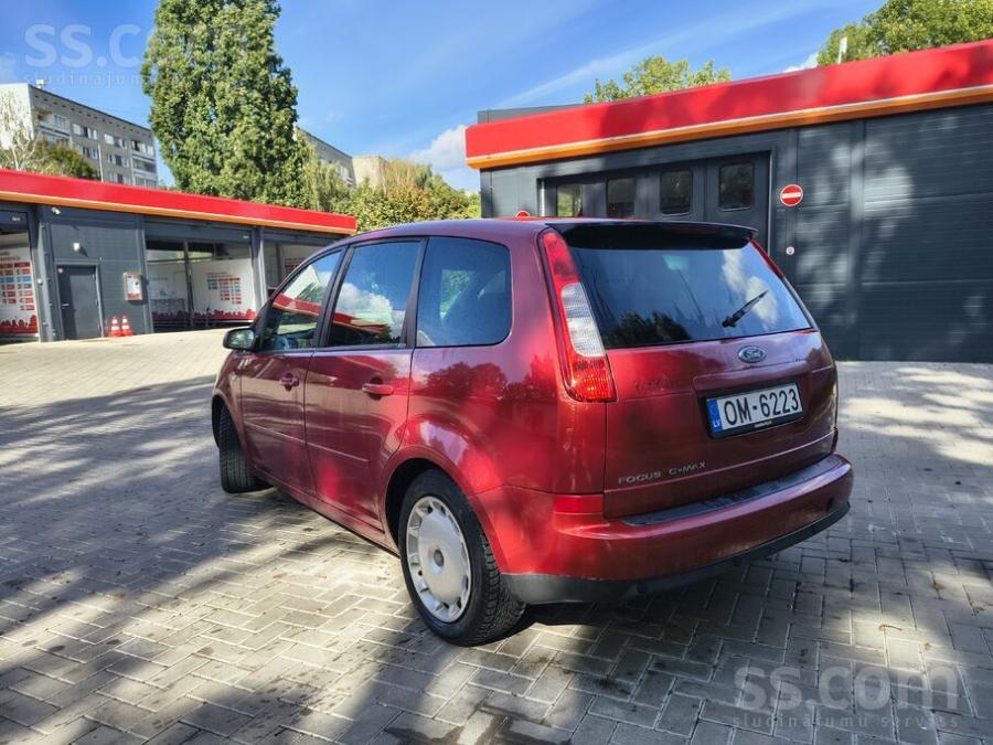 Red Ford C-Max 2006 in Riga, with an engine capacity of 2.00 L and mileage of 339 thousand km for 1900 €, photo 4 on AUTOMOTO.COM.LV