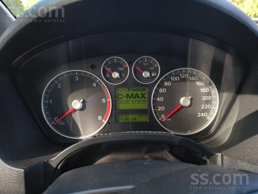 Red Ford C-Max 2006 in Riga, with an engine capacity of 2.00 L and mileage of 339 thousand km for 1900 €, photo 12 on AUTOMOTO.COM.LV