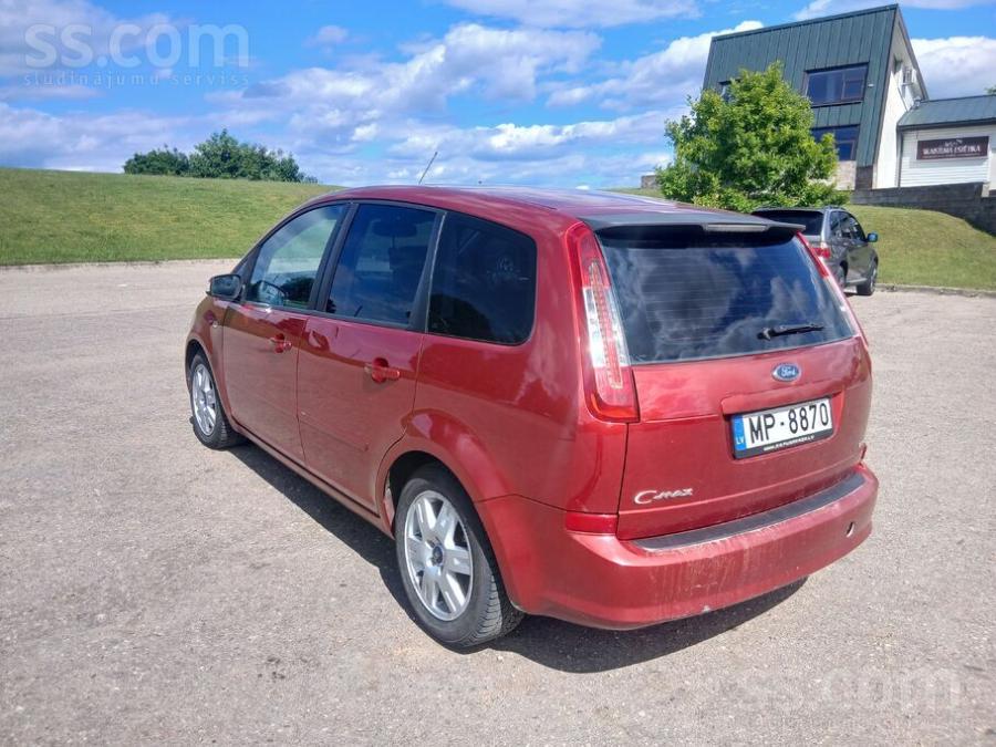 Sarkans Ford C-Max 2007 Gulbene, ar dzinēja tilpumu 1.80 L un nobraukumu 358 tūkst. km par 1895 €, foto 6 vietnē AUTOMOTO.COM.LV
