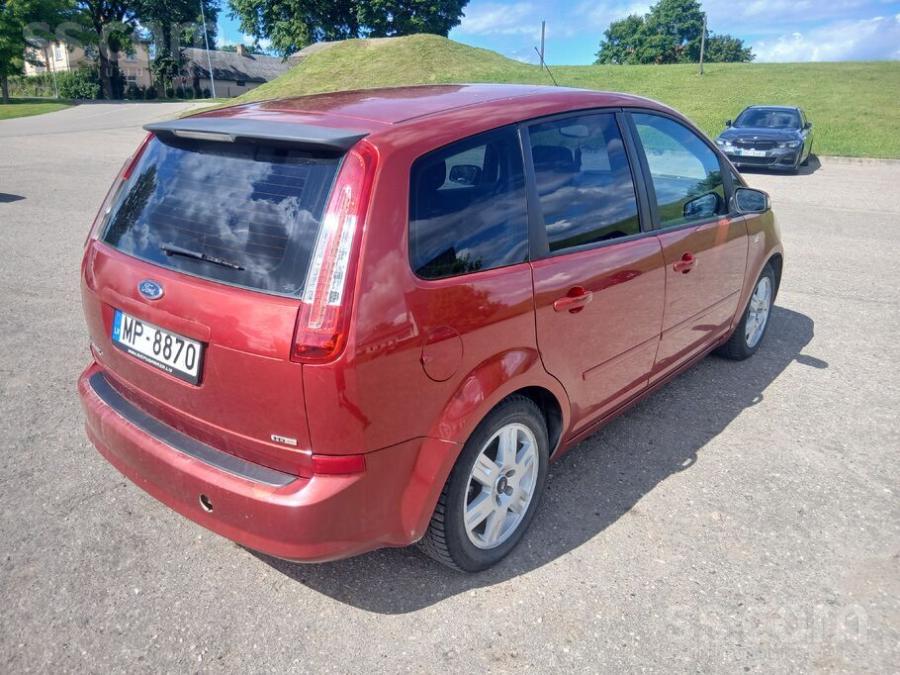 Sarkans Ford C-Max 2007 Gulbene, ar dzinēja tilpumu 1.80 L un nobraukumu 358 tūkst. km par 1895 €, foto 7 vietnē AUTOMOTO.COM.LV