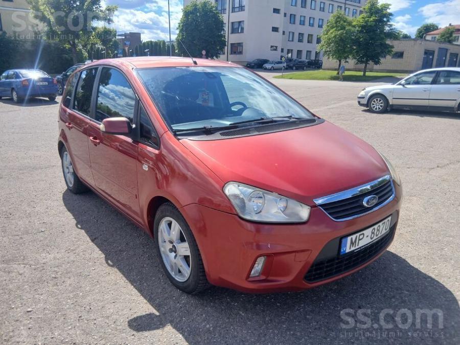 Sarkans Ford C-Max 2007 Gulbene, ar dzinēja tilpumu 1.80 L un nobraukumu 358 tūkst. km par 1895 €, foto 8 vietnē AUTOMOTO.COM.LV