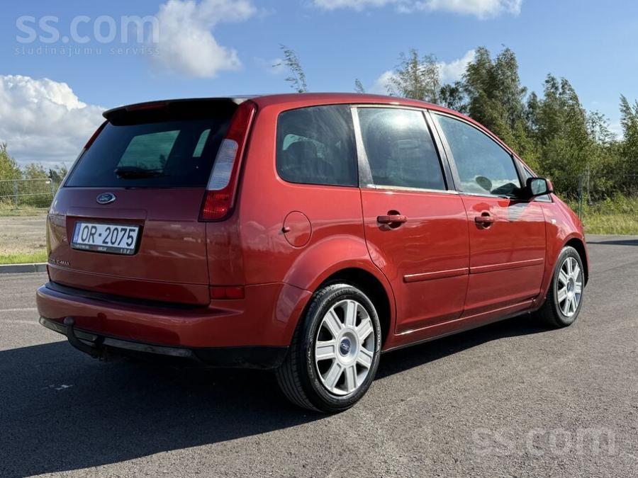 Sarkans Ford C-Max 2007 Liepāja, ar dzinēja tilpumu 1.60 L un nobraukumu 235 tūkst. km par 2900 €, foto 3 vietnē AUTOMOTO.COM.LV