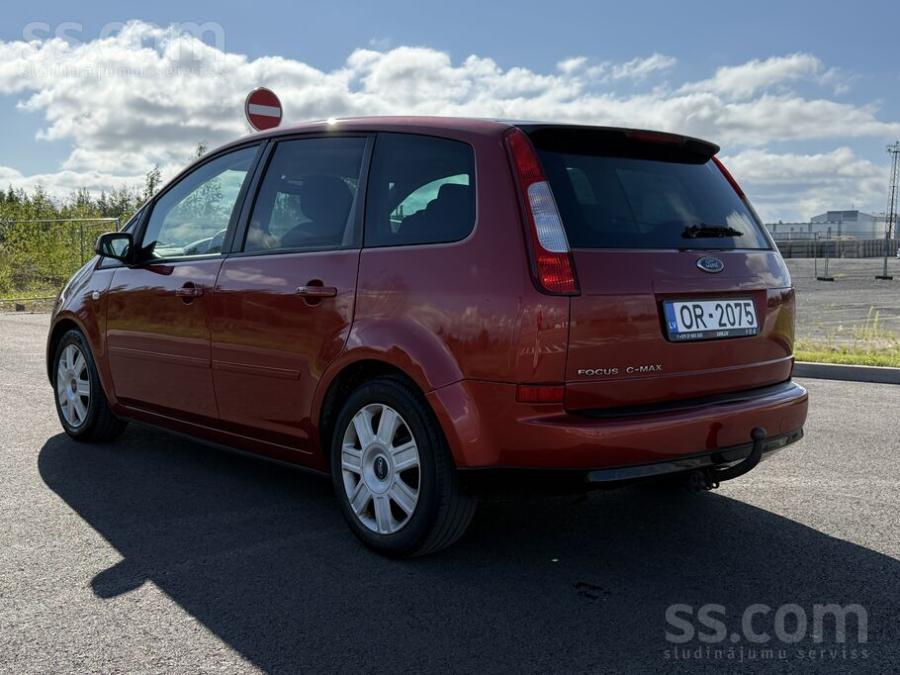 Sarkans Ford C-Max 2007 Liepāja, ar dzinēja tilpumu 1.60 L un nobraukumu 235 tūkst. km par 2900 €, foto 5 vietnē AUTOMOTO.COM.LV