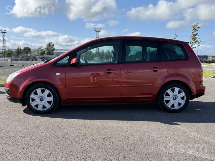 Sarkans Ford C-Max 2007 Liepāja, ar dzinēja tilpumu 1.60 L un nobraukumu 235 tūkst. km par 2900 €, foto 6 vietnē AUTOMOTO.COM.LV