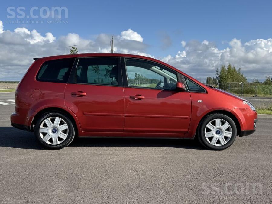 Sarkans Ford C-Max 2007 Liepāja, ar dzinēja tilpumu 1.60 L un nobraukumu 235 tūkst. km par 2900 €, foto 7 vietnē AUTOMOTO.COM.LV