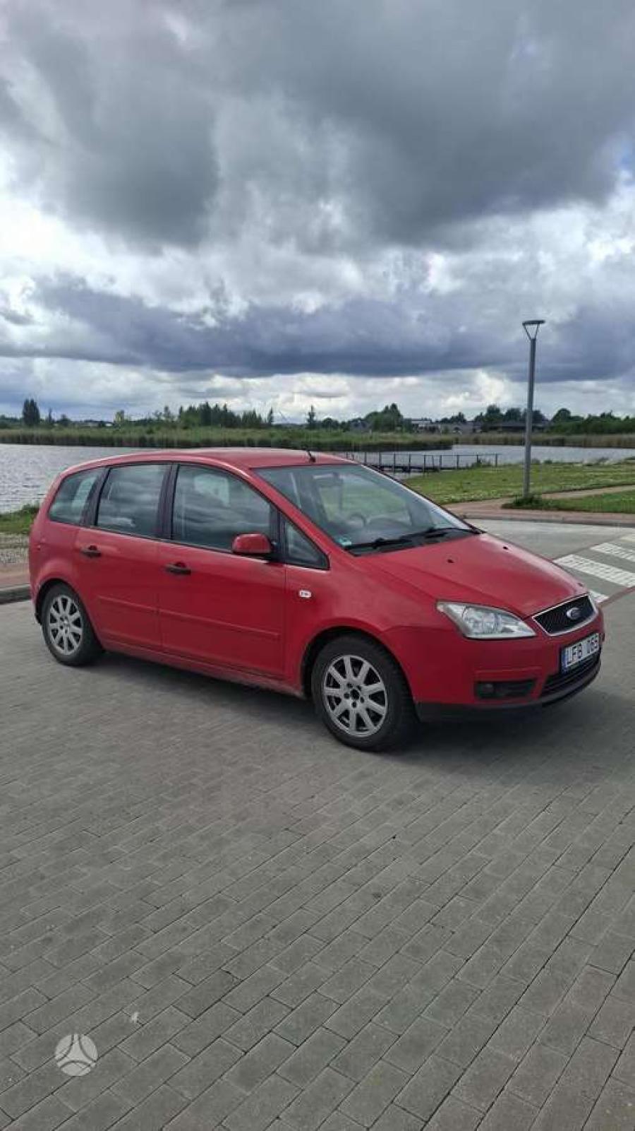 Red Ford C-Max 2006 in Kaunas, with an engine capacity of 1.56 L and mileage of 342 thousand km for 700 €, photo 1 on AUTOMOTO.COM.LV