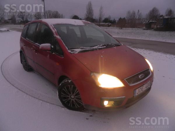 Sarkans Ford C-Max 2007 Ogre, ar dzinēja tilpumu 2.00 L un nobraukumu 297 tūkst. km par 499 €, foto 2 vietnē AUTOMOTO.COM.LV