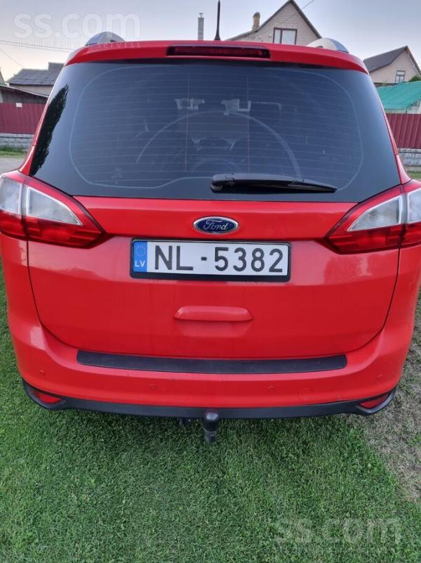 Sarkans Ford C-Max 2014 Daugavpils, ar dzinēja tilpumu 2.00 L un nobraukumu 218 tūkst. km par 6500 €, foto 2 vietnē AUTOMOTO.COM.LV