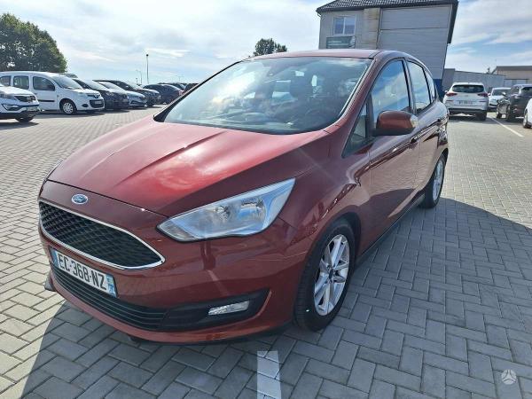 Sarkans Ford C-Max 2016 Tauragė, ar dzinēja tilpumu 1.00 L un nobraukumu 130 tūkst. km par 4500 €, foto 4 vietnē AUTOMOTO.COM.LV