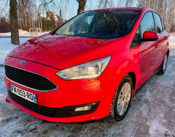 Sarkans Ford C-Max 2019 Tauragė, ar dzinēja tilpumu 1.50 L un nobraukumu 213 tūkst. km par 4199 €, foto 1 vietnē AUTOMOTO.COM.LV