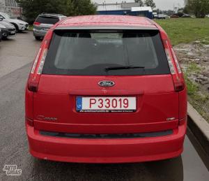 Sarkans Ford C-Max 2008 Kauņa, ar dzinēja tilpumu 1.60 L un nobraukumu 206 tūkst. km par 1650 €, foto 6 vietnē AUTOMOTO.COM.LV