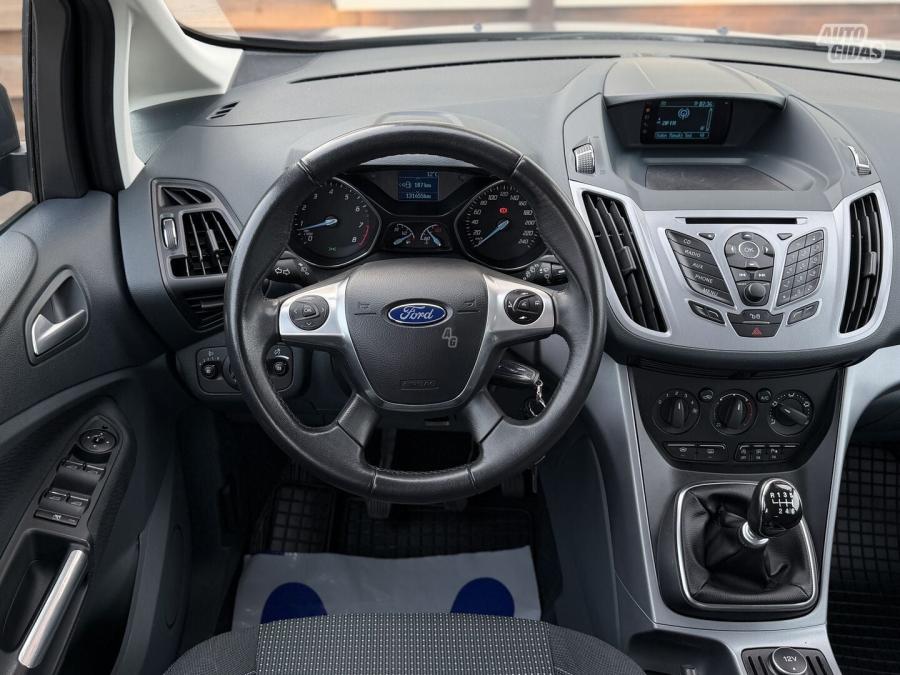 Ford C-Max 2014 in Kretinga, with an engine capacity of 1.00 L and mileage of 131 thousand km for 5200 €, photo 12 on AUTOMOTO.COM.LV