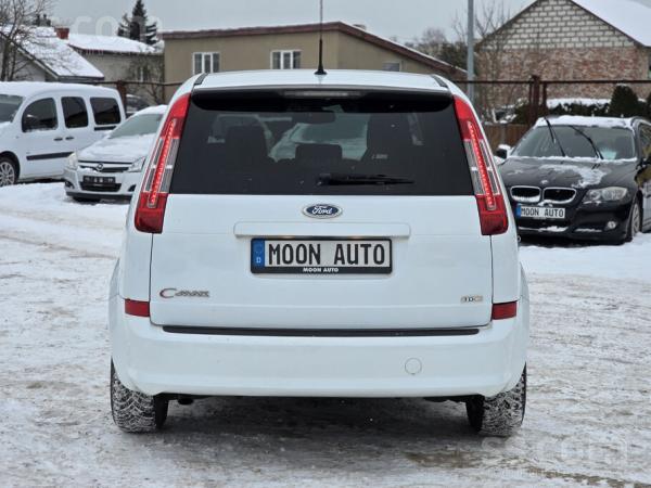 White Ford C-Max 2009 in Liepaja, with an engine capacity of 1.60 L and mileage of 0 thousand km for 3590 €, photo 7 on AUTOMOTO.COM.LV