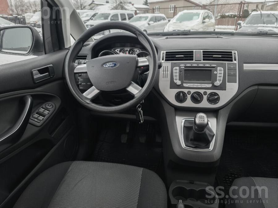 Balts Ford C-Max 2009 Liepāja, ar dzinēja tilpumu 1.60 L un nobraukumu 0 tūkst. km par 3590 €, foto 13 vietnē AUTOMOTO.COM.LV