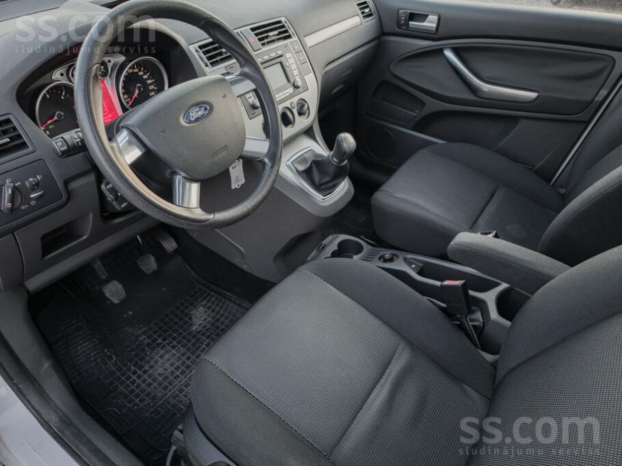 Balts Ford C-Max 2009 Liepāja, ar dzinēja tilpumu 1.60 L un nobraukumu 130 tūkst. km par 3390 €, foto 11 vietnē AUTOMOTO.COM.LV