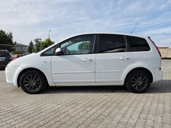 Ford C-Max 2009 in Liepaja on AUTOMOTO.COM.LV White Ford C-Max 2009 in Liepaja, with an engine capacity of 1.60 L and mileage of 130 thousand km for 3190 €, photo 10 on AUTOMOTO.COM.LV