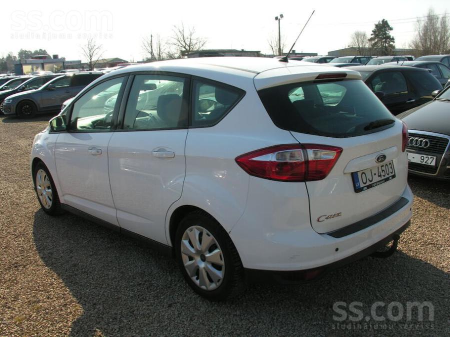 White Ford C-Max 2011 in Riga, with an engine capacity of 1.60 L and mileage of 0 thousand km for 3990 €, photo 5 on AUTOMOTO.COM.LV