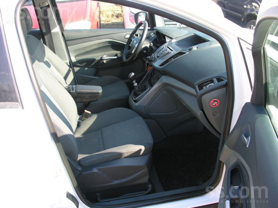 White Ford C-Max 2011 in Riga, with an engine capacity of 1.60 L and mileage of 0 thousand km for 3990 €, photo 7 on AUTOMOTO.COM.LV