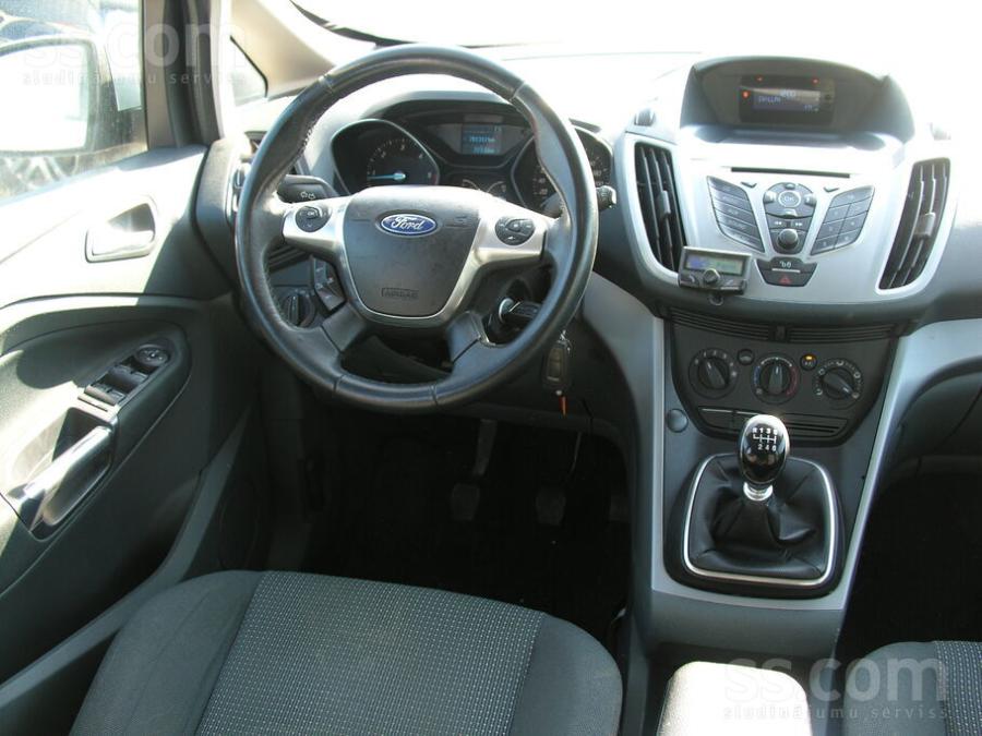 White Ford C-Max 2011 in Riga, with an engine capacity of 1.60 L and mileage of 0 thousand km for 3990 €, photo 15 on AUTOMOTO.COM.LV