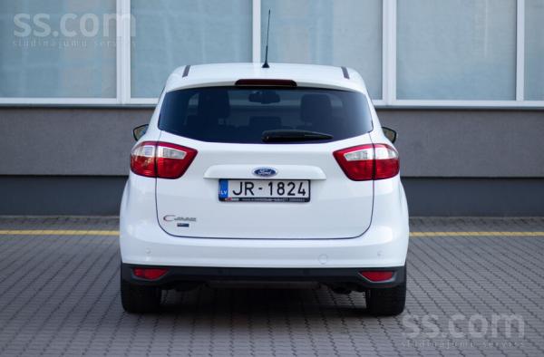 Ford C-Max 2012 Rīga vietnē Balts Ford C-Max 2012 Rīga, ar dzinēja tilpumu 2.00 L un nobraukumu 175 tūkst. km par 4980 €, foto 6 vietnē AUTOMOTO.COM.LV