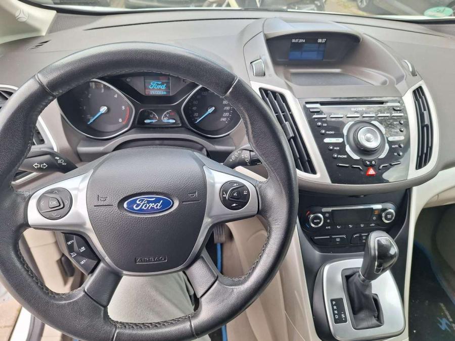 Balts Ford C-Max 2014 Marijampole, ar dzinēja tilpumu 2.00 L un nobraukumu 193 tūkst. km par 5000 €, foto 20 vietnē AUTOMOTO.COM.LV