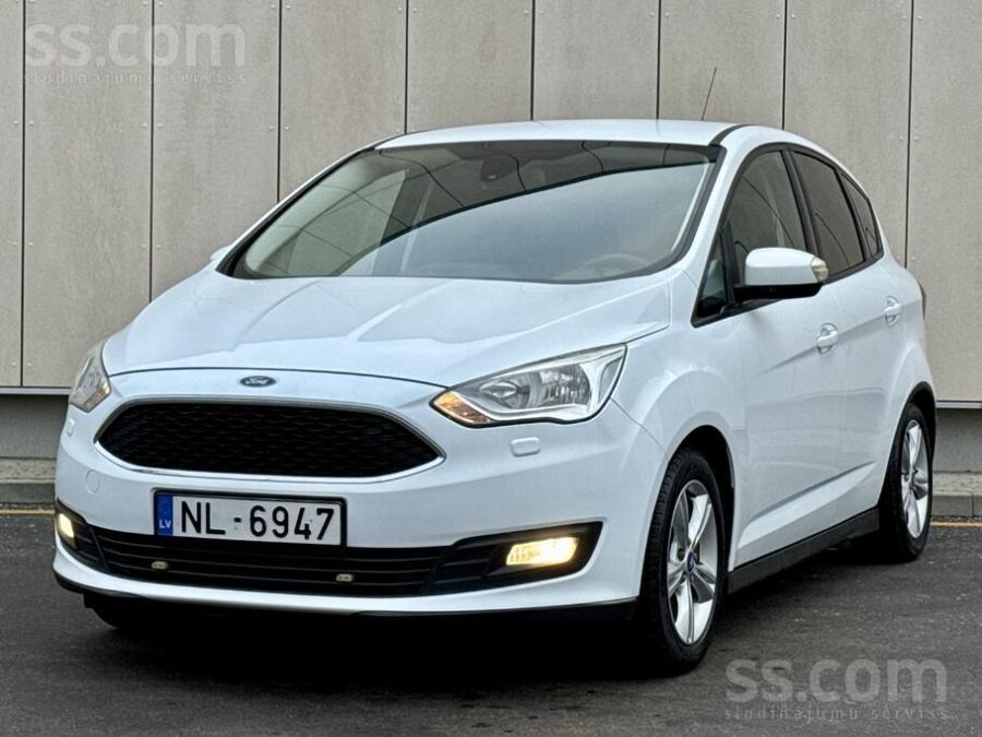 White Ford C-Max 2015 in Riga, with an engine capacity of 1.50 L and mileage of 283 thousand km for 3950 €, photo 1 on AUTOMOTO.COM.LV