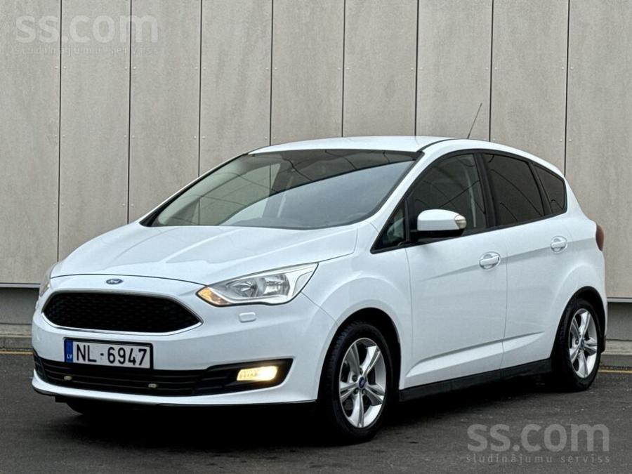White Ford C-Max 2015 in Riga, with an engine capacity of 1.50 L and mileage of 283 thousand km for 3950 €, photo 2 on AUTOMOTO.COM.LV